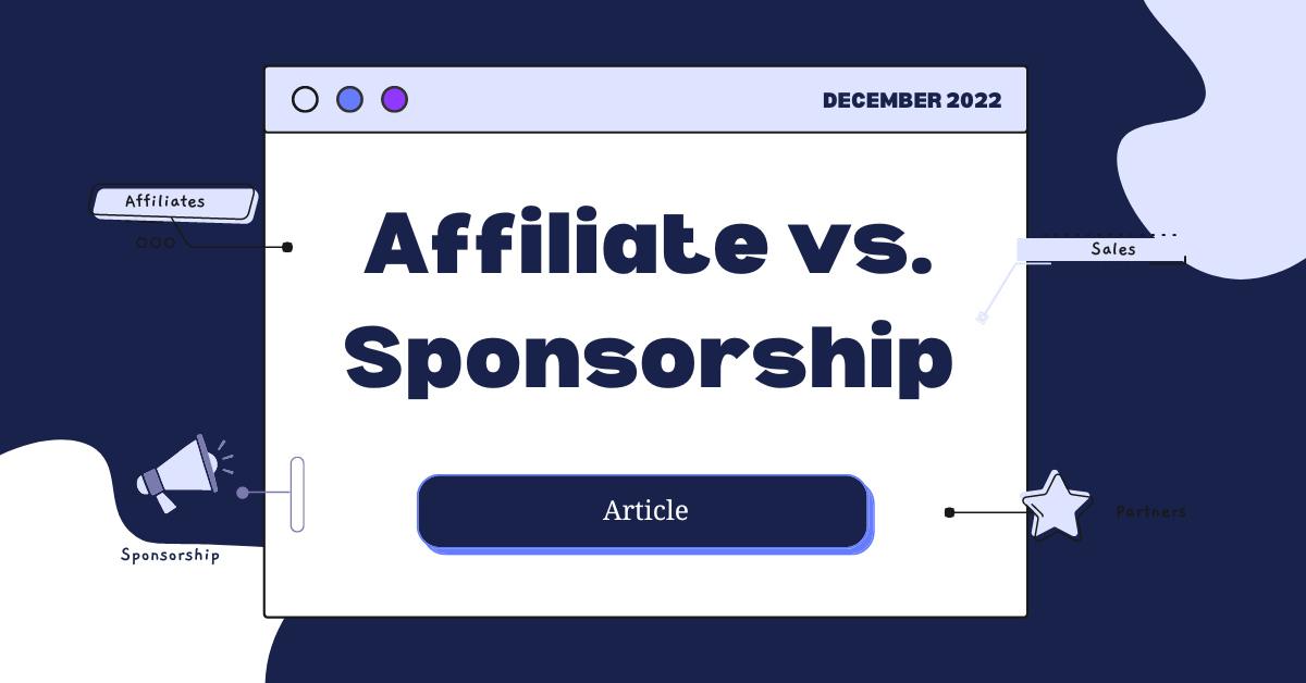 Affiliate Partners vs. Sponsors: Differences & Brand Examples